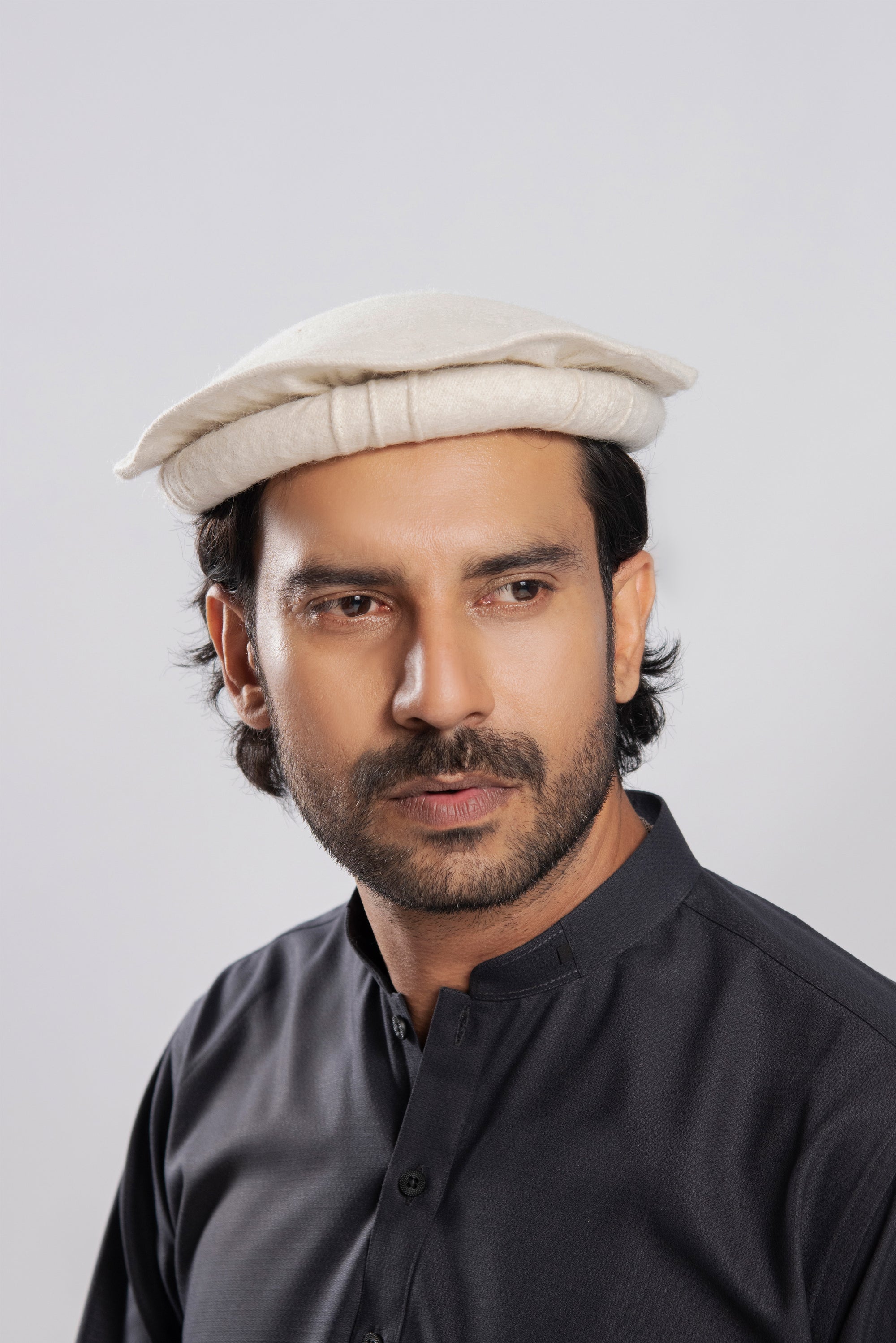 Gilgiti Wool Cap White | Kaptan – kaptan.pk